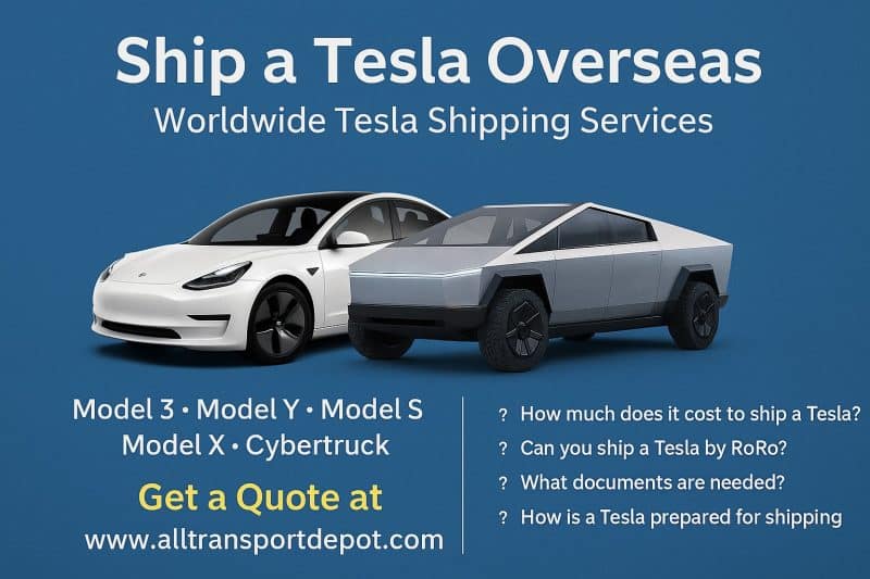 How to Ship a Tesla Overseas - ALL TRANSPORTDEPOT